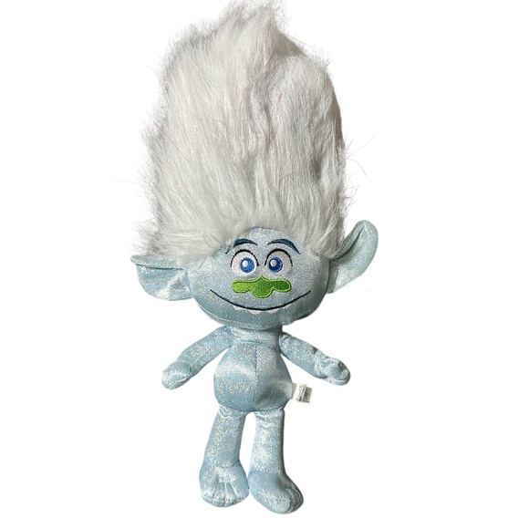 Dreamworks | Toys | Dreamworks Troll Plush Metallic Blue Silver ...